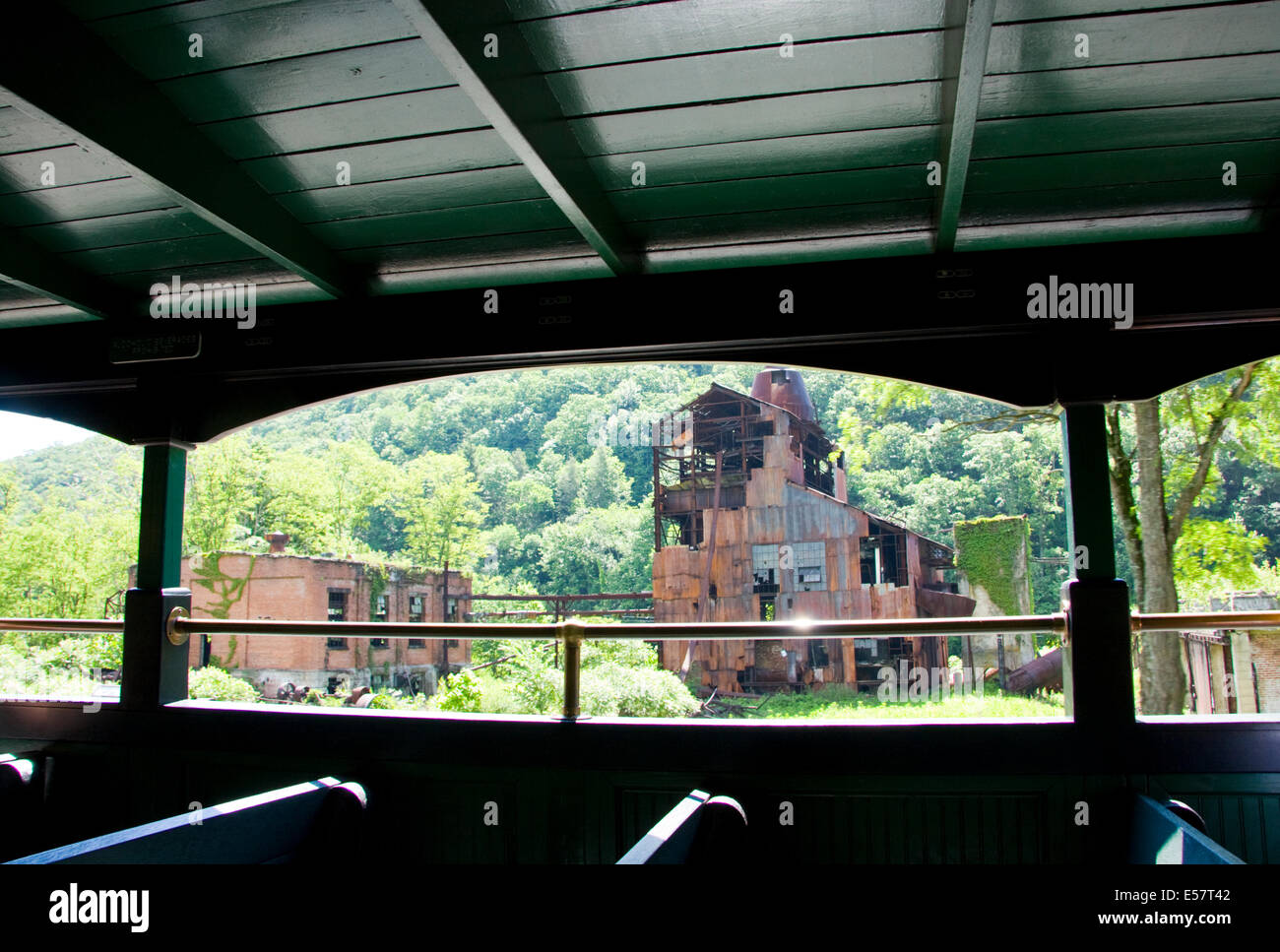 Abandoned paper mill, Cass Scenic Railroad State Park, West Virginia ...