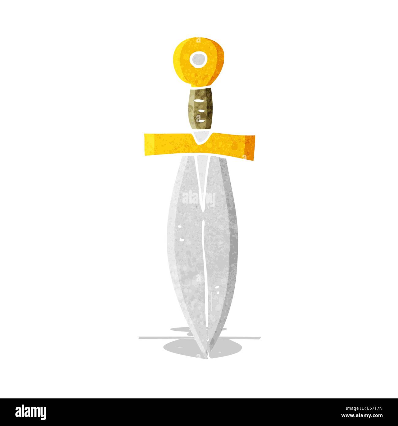 Cartoon old dagger Stock Vector Images - Alamy
