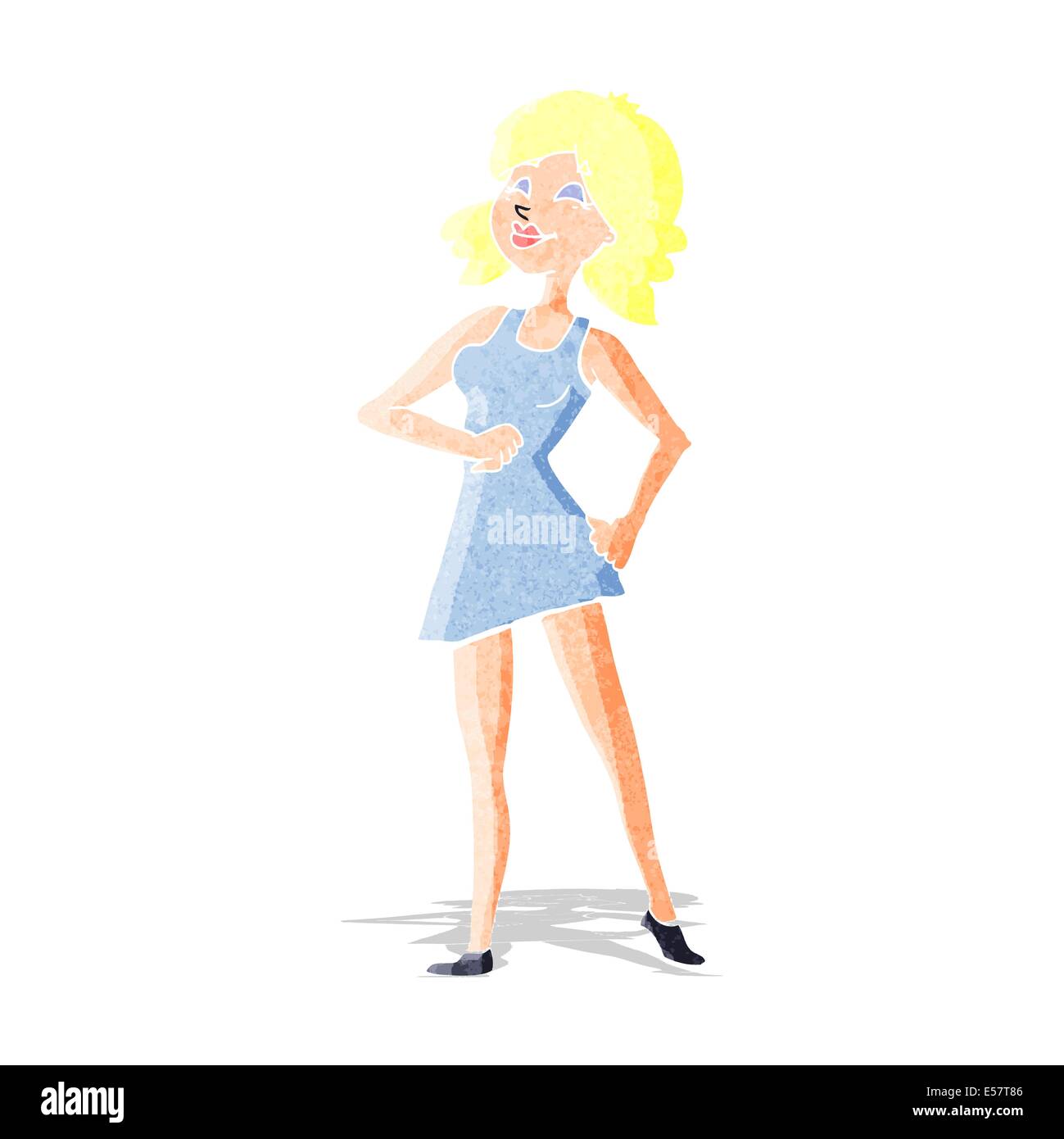 cartoon proud woman Stock Vector Image & Art - Alamy