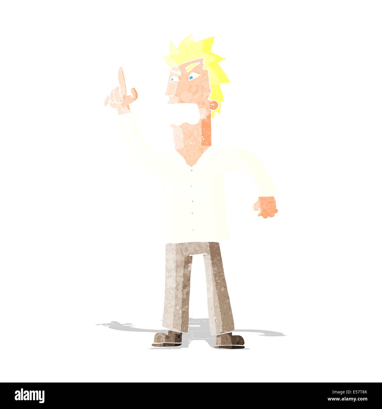 Angry man, shouting, retro Stock Vector Images - Alamy