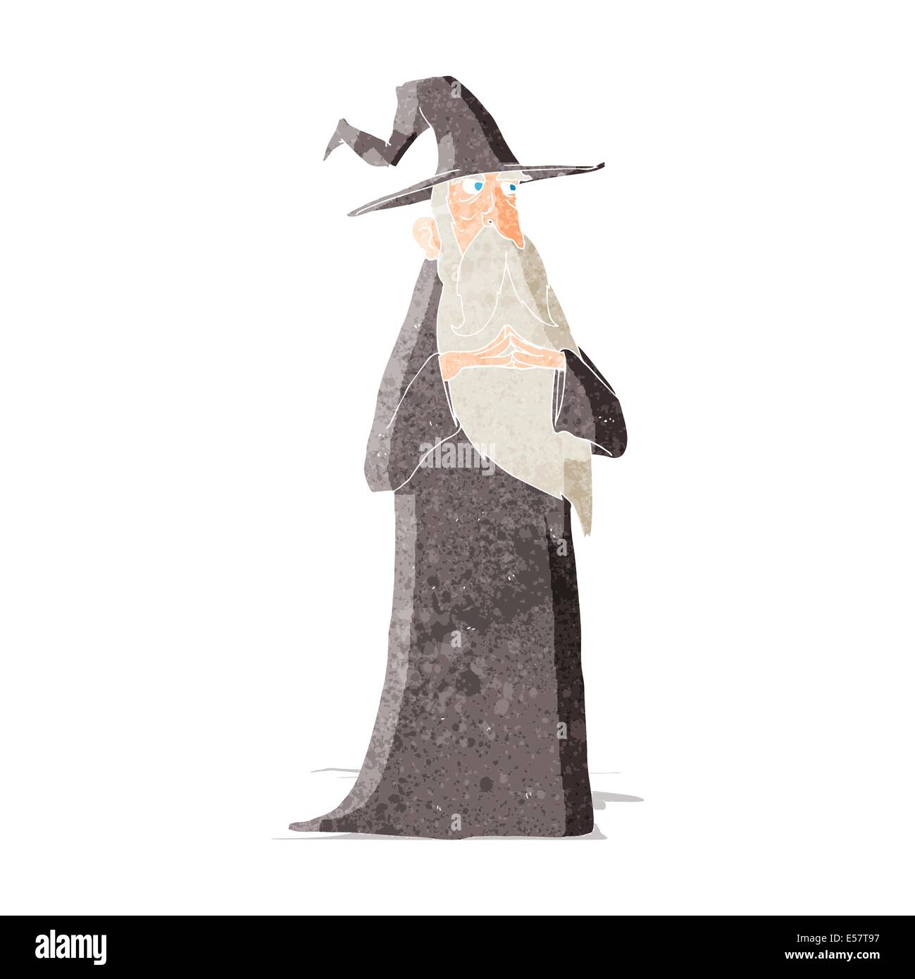 cartoon old wizard Stock Vector Image & Art - Alamy