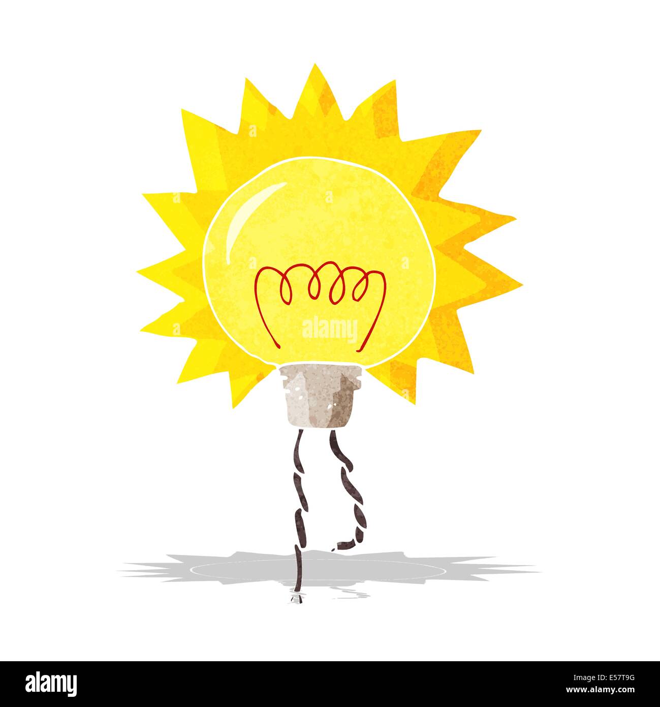 cartoon light bulb Stock Vector Image & Art - Alamy