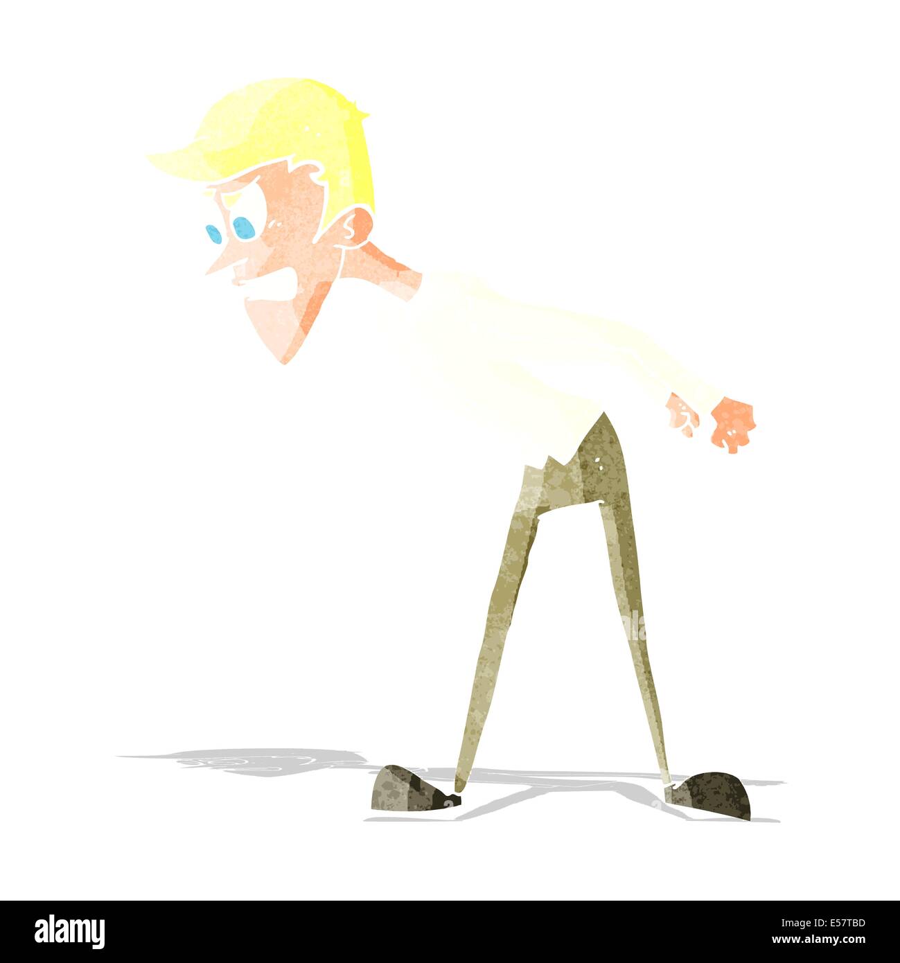 cartoon angry man Stock Vector Image & Art - Alamy