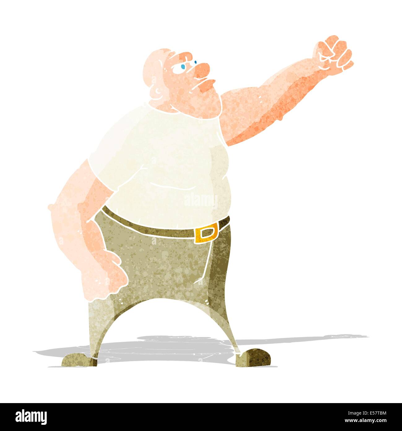 cartoon angry man Stock Vector Image & Art - Alamy