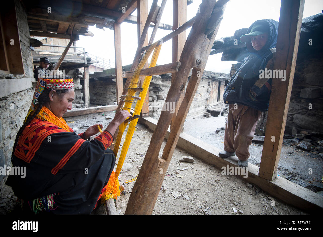Pic Shows Kalasha People of Pakistan Chitral District Khyber ...