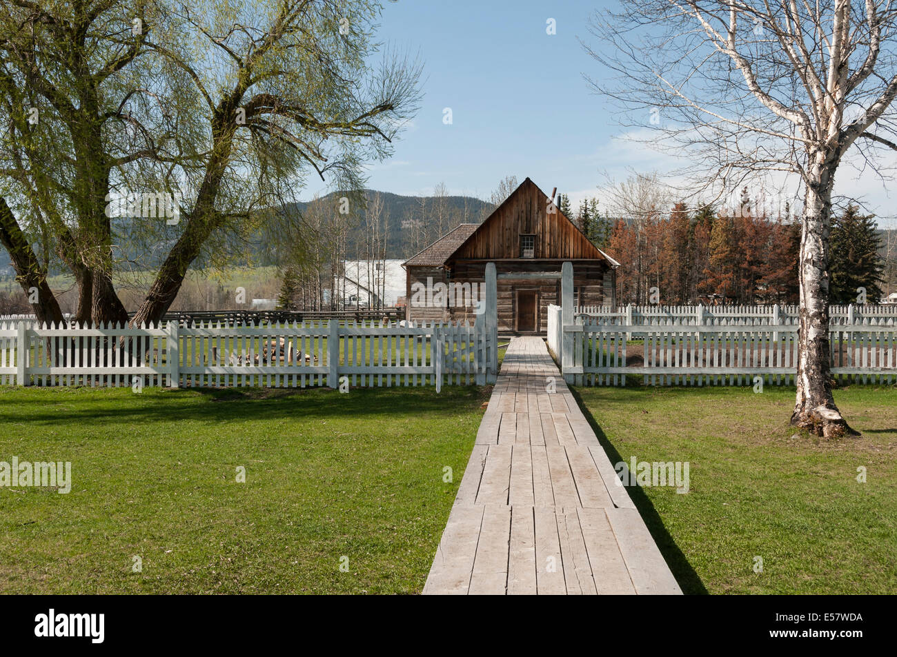 Elk203-3414 Canada, British Columbia, Fort St James National Historic ...