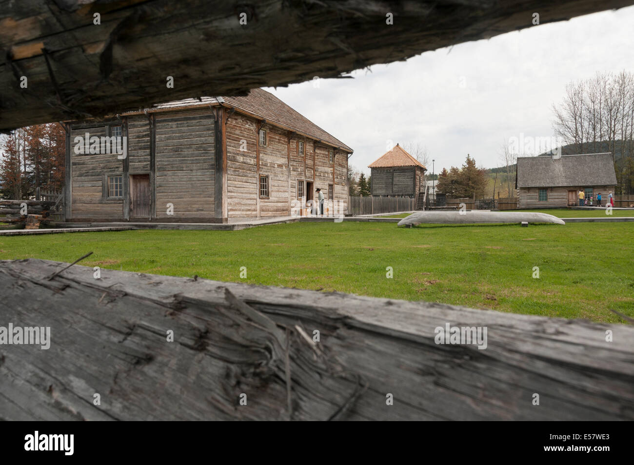 Elk203-3422 Canada, British Columbia, Fort St James National Historic ...