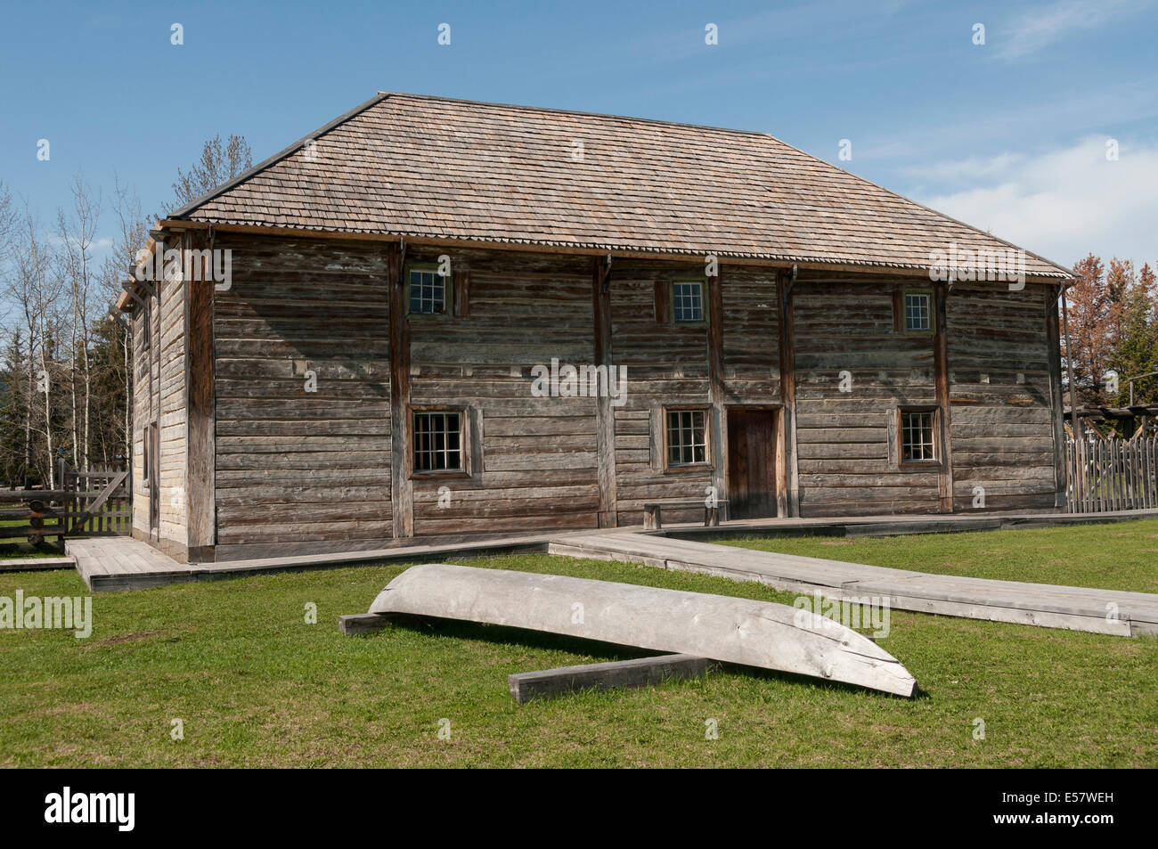 Elk203-3428 Canada, British Columbia, Fort St James National Historic ...