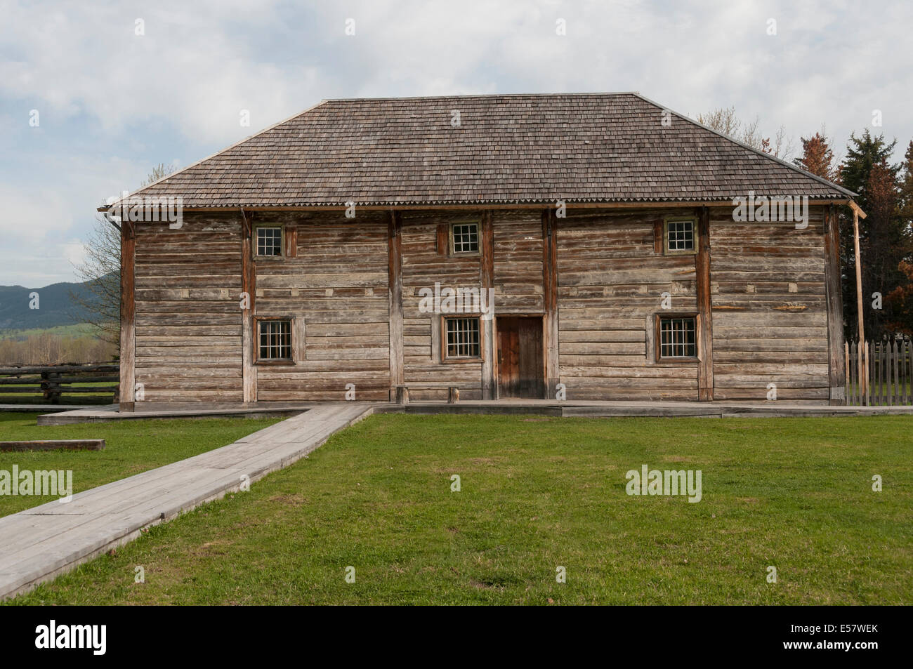 Elk203-3432 Canada, British Columbia, Fort St James National Historic ...