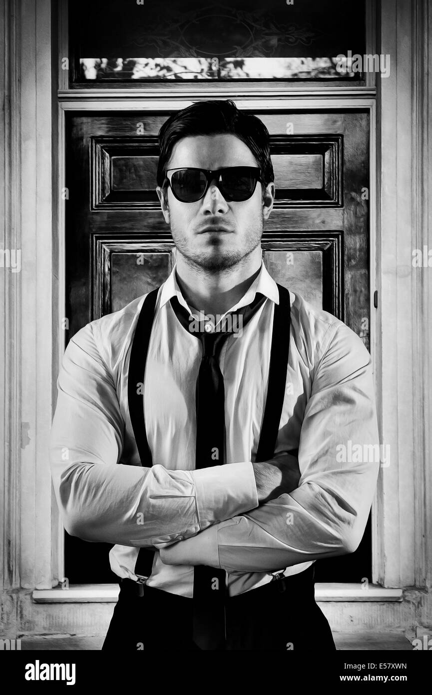 Security guard protects the door of as club Stock Photo - Alamy Security guard protects the door of as club Stock Photo - Alamy