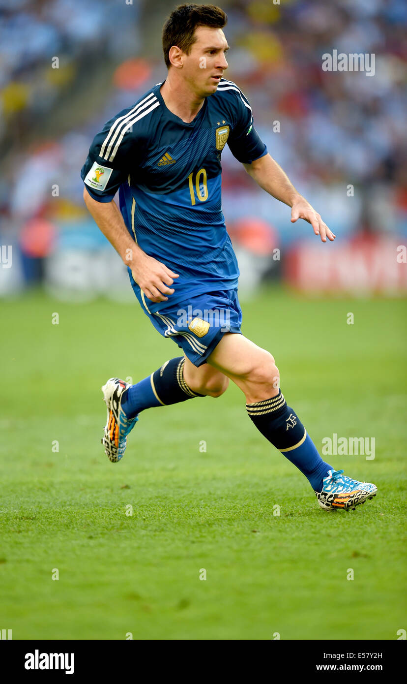 Rio De Janeiro, Brazil. 13th July, 2014. Lionel Messi (ARG) Football ...