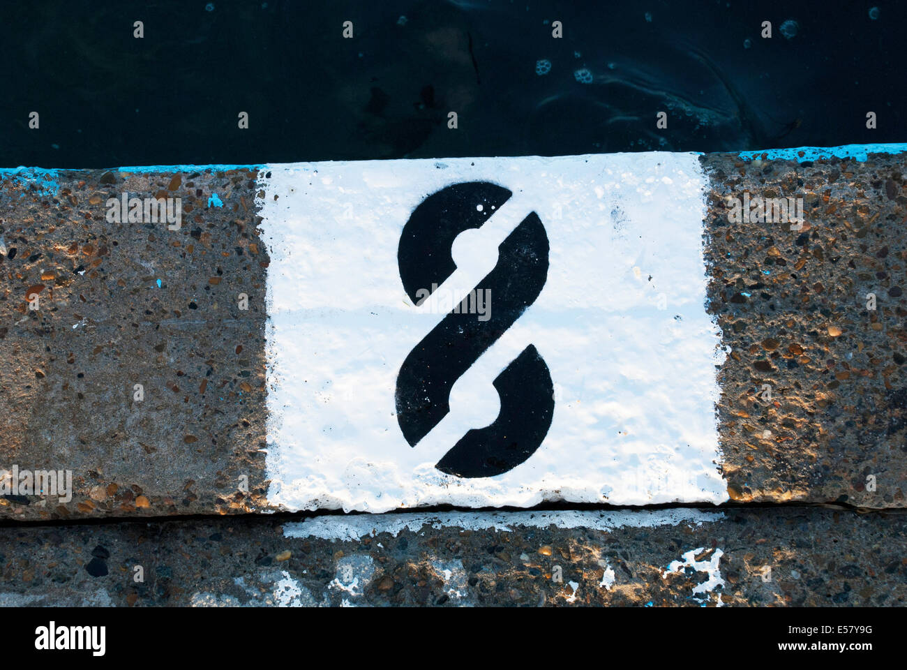 Number in black paint hi-res stock photography and images - Alamy