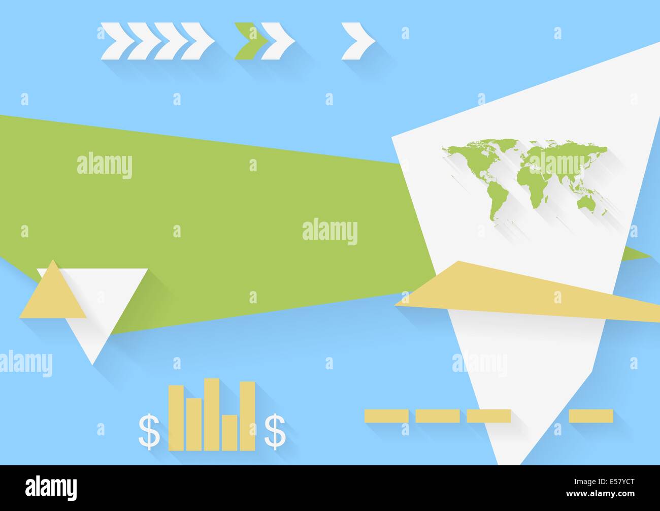 Abstract concept flat tech design. Vector background Stock Photo - Alamy