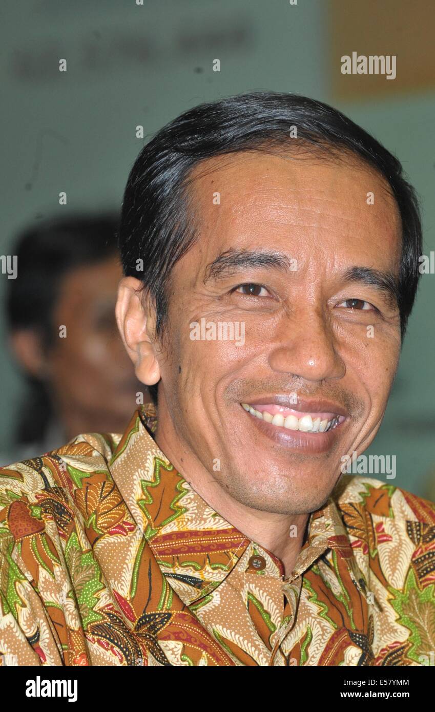 Jakarta, Indonesia. 22nd July, 2014. Indonesian presidential candidate ...