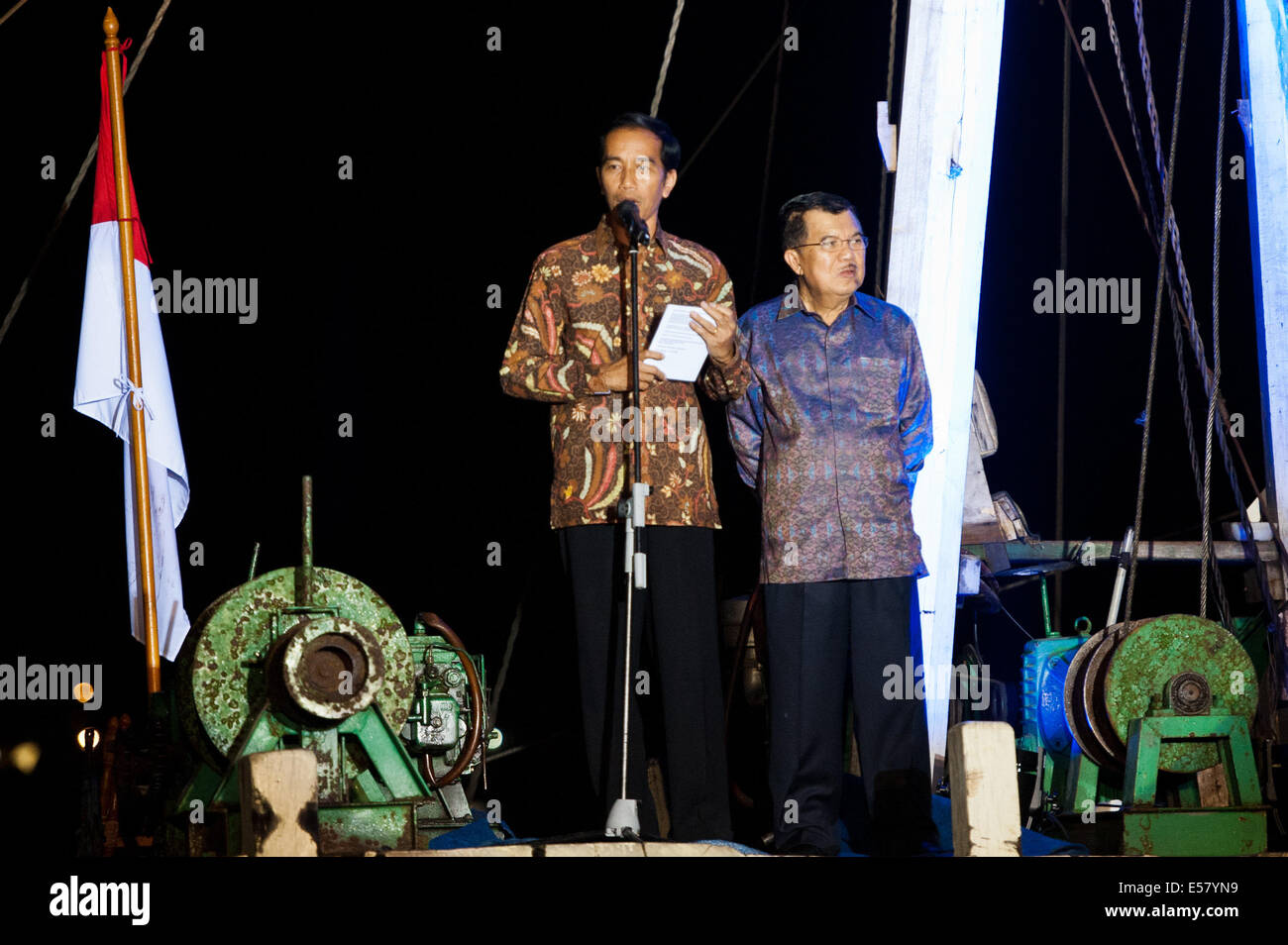 Jakarta, Indonesia. 22nd July, 2014. Indonesian presidential candidate ...