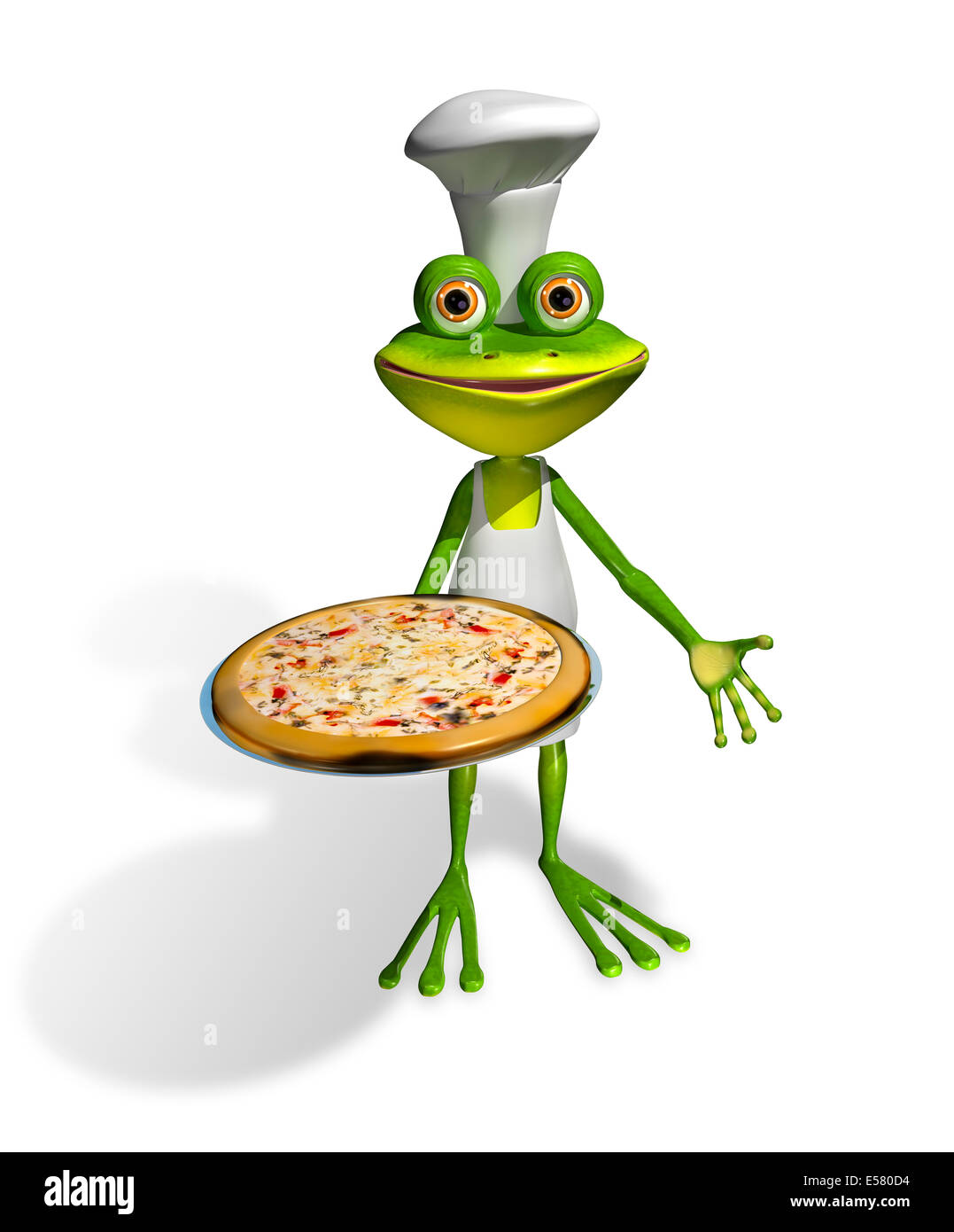 Cartoon funny italian chef cartoon Cut Out Stock Images & Pictures - Alamy