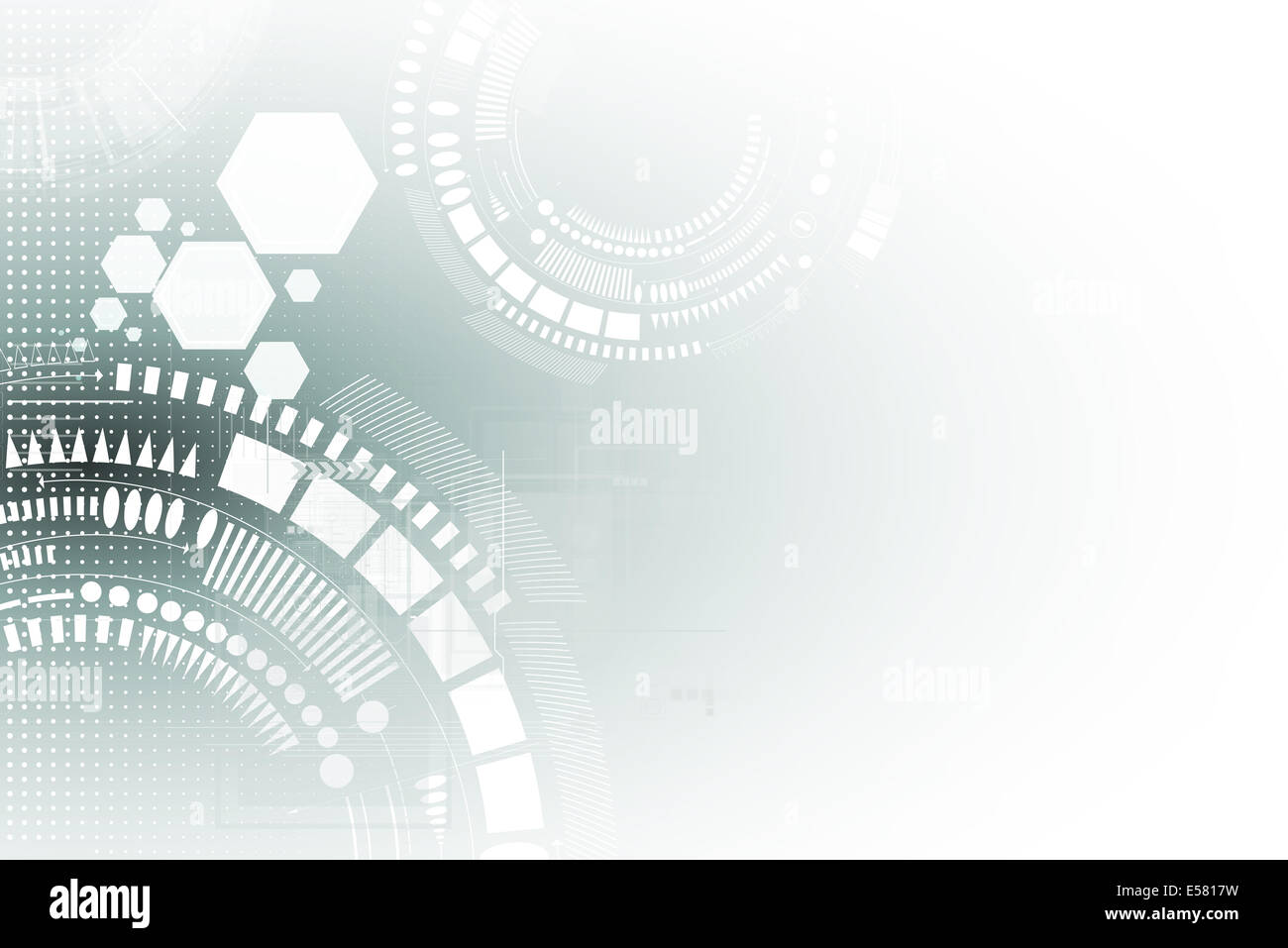 New technology concept for web and social structure imagination of your ...