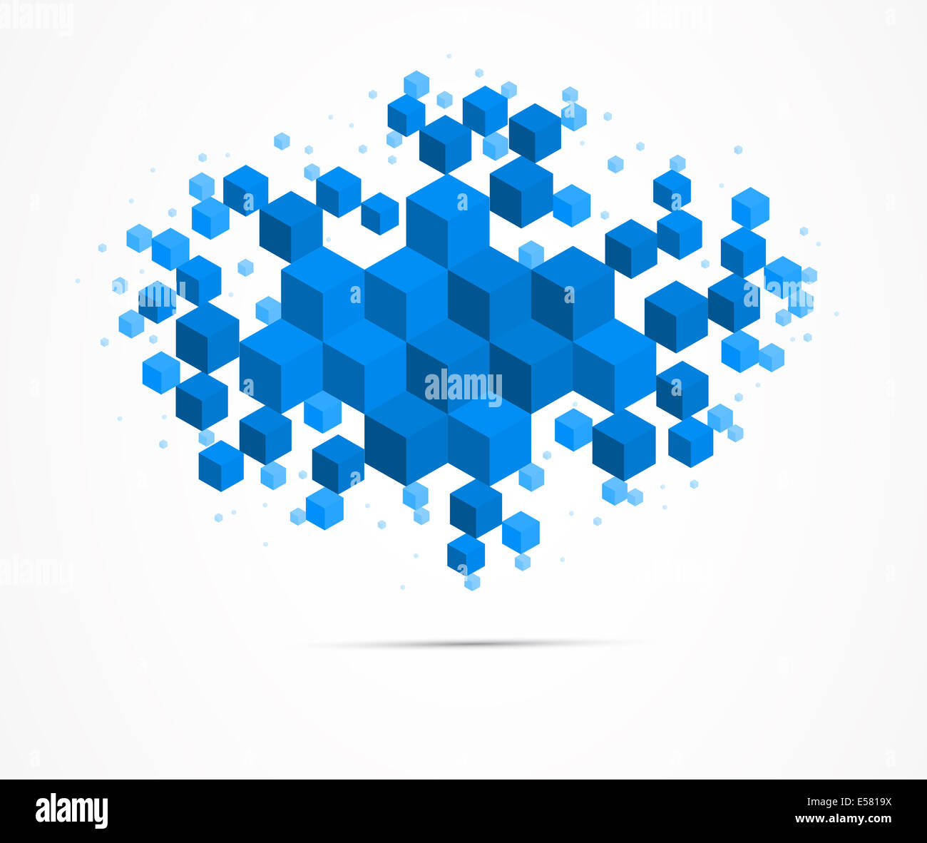 New technology concept for web and social structure imagination of your ...