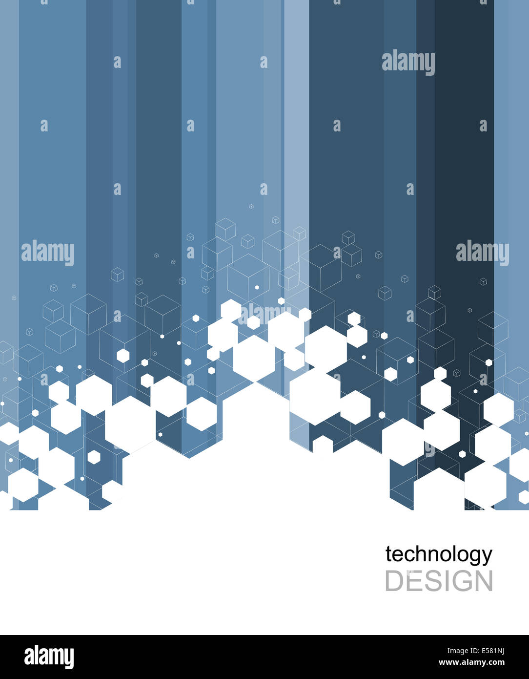 Concept for New Technology Corporate Business & development background ...