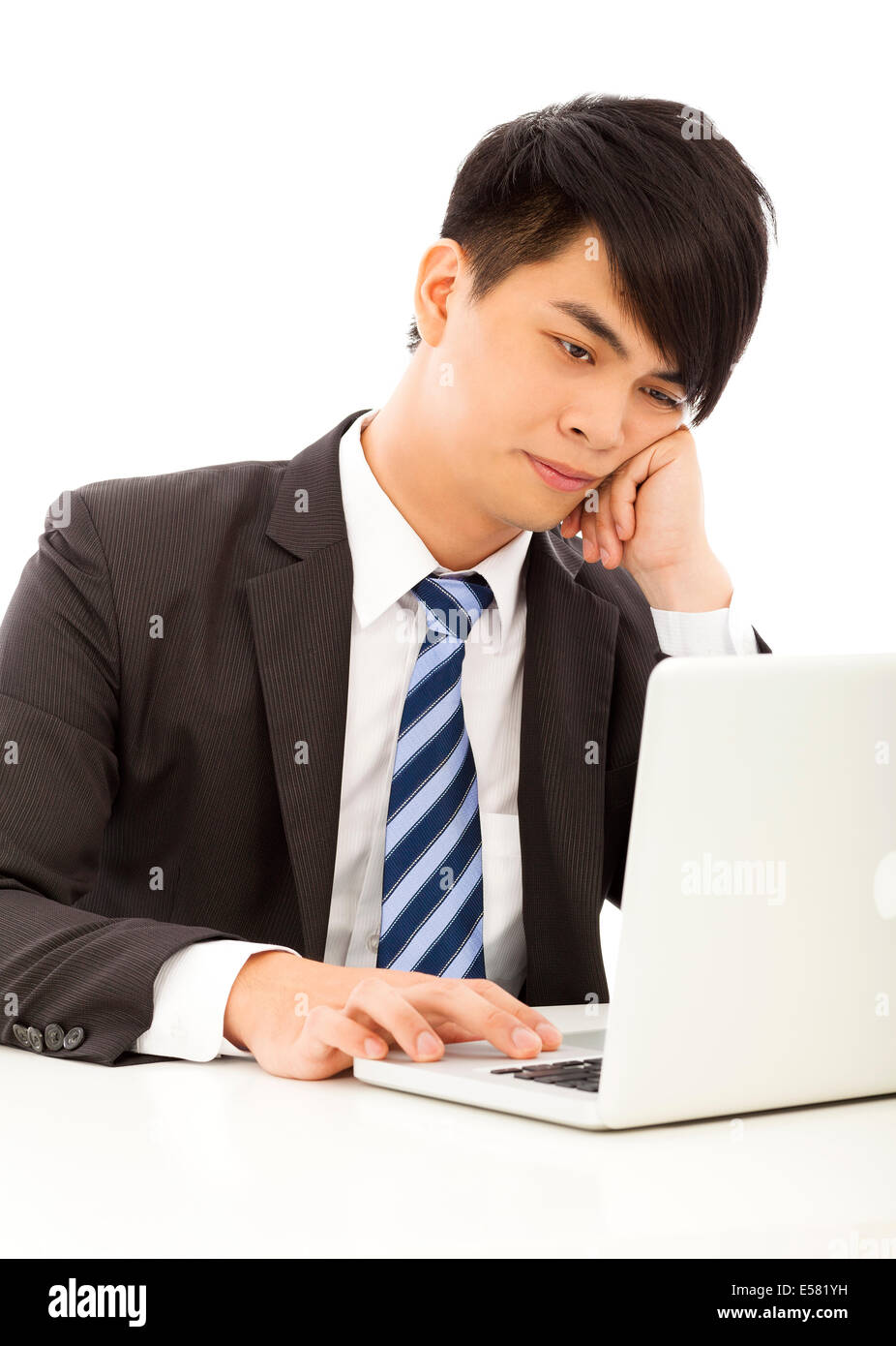 Angry man at computer hi-res stock photography and images - Alamy