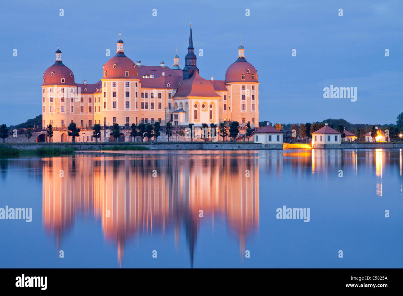 Schloss Moritzburg Castle, Moritzburg, near Dresden, Saxony, Germany ...