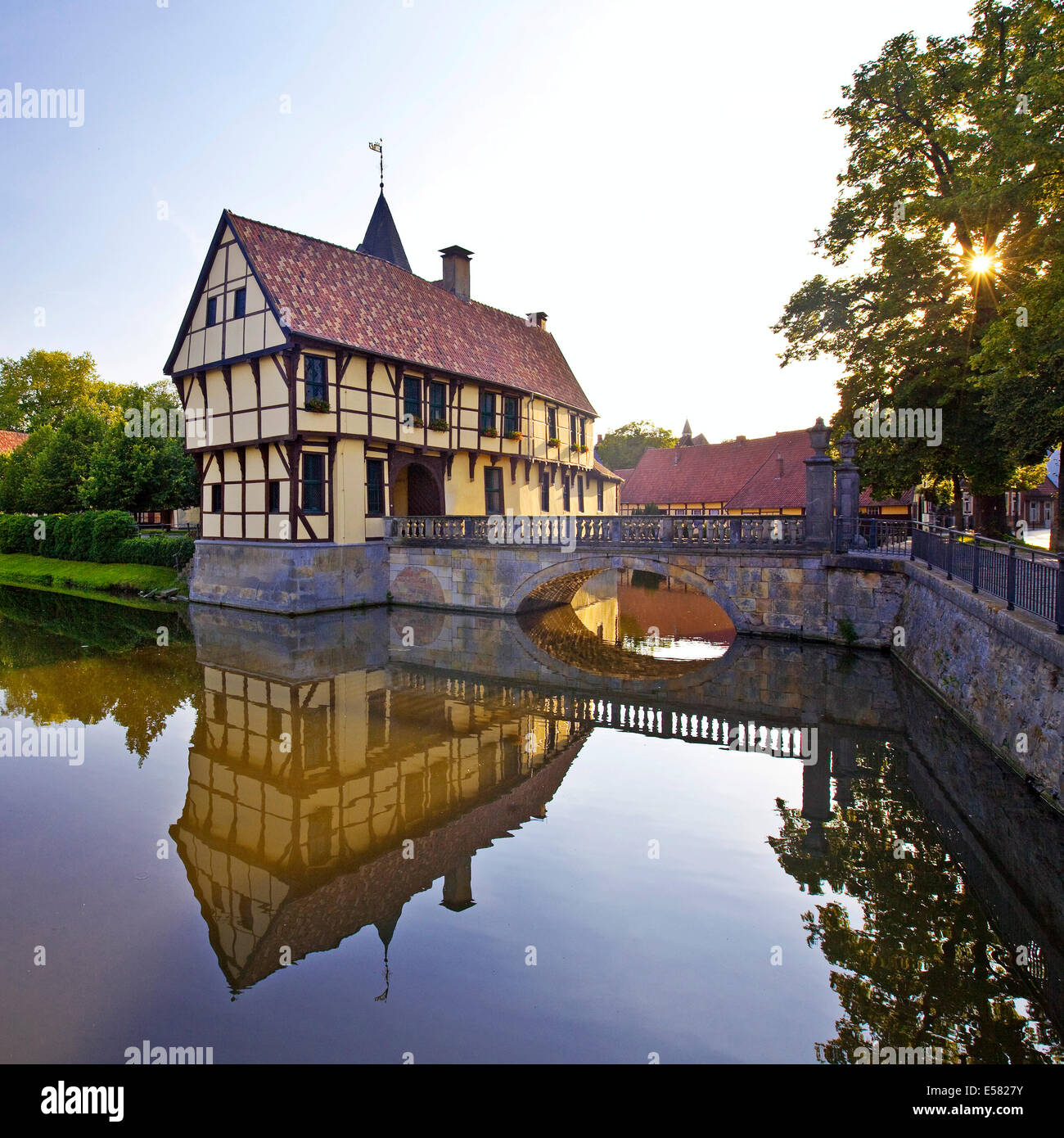 Schloss Burgsteinfurt castle, Burgsteinfurt, Steinfurt, Munsterland ...