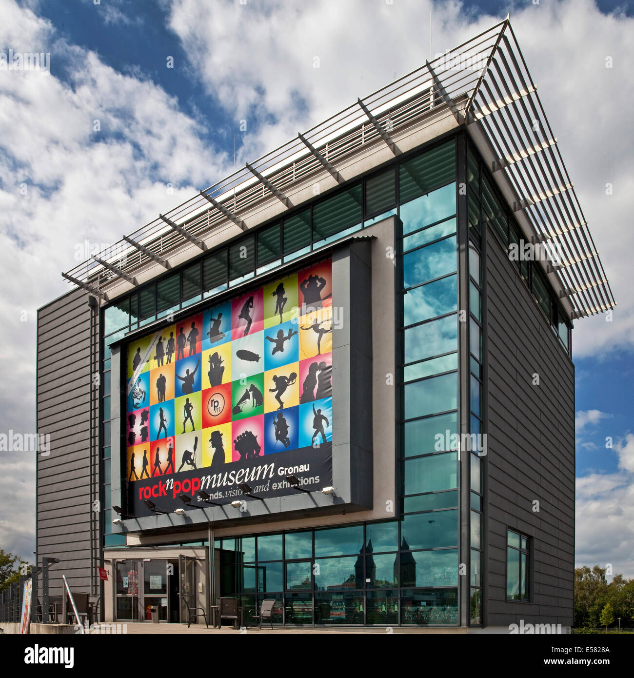Rock'n'popmuseum on Udo-Lindenberg-Platz square, Gronau, Münsterland ...