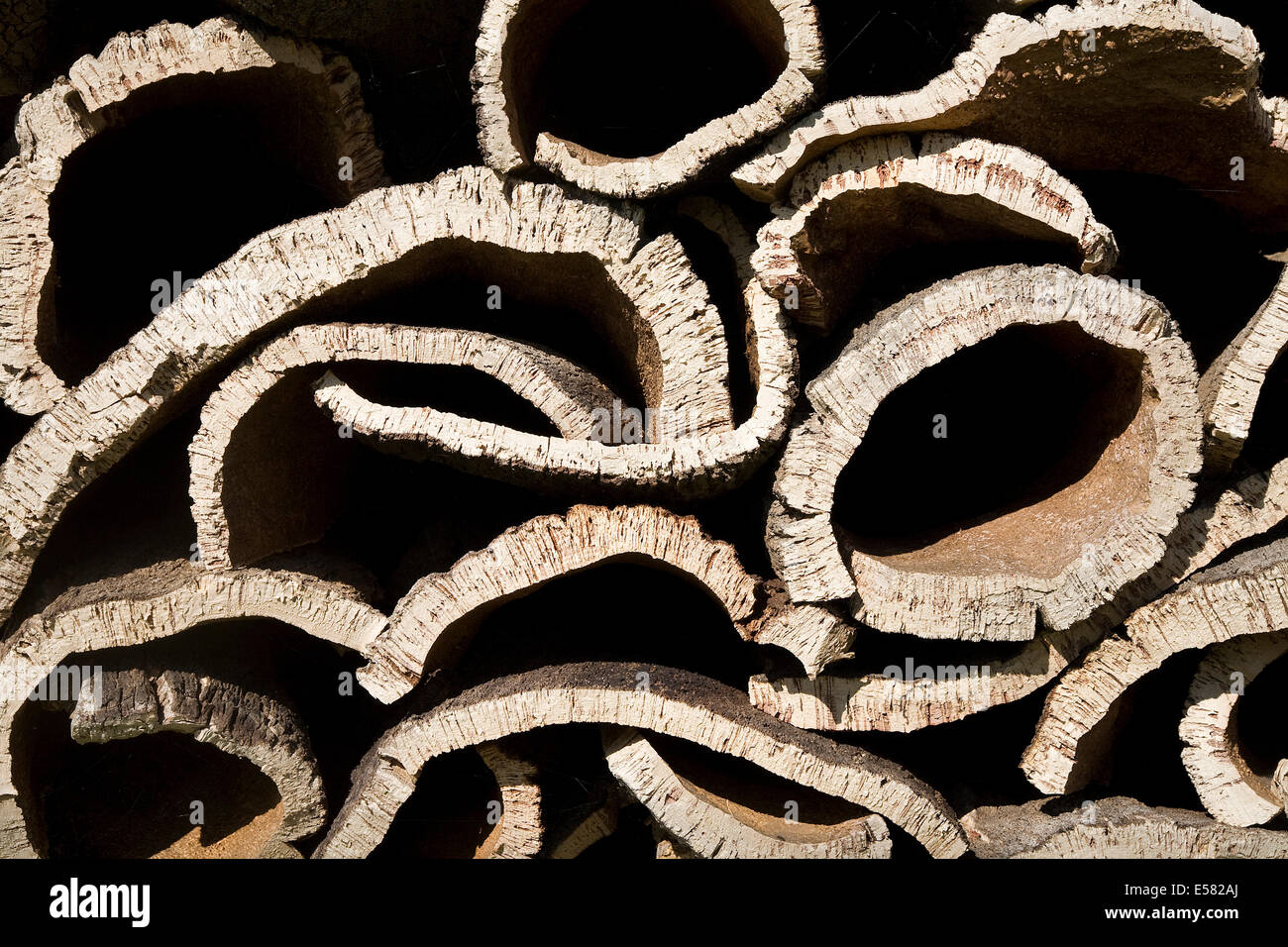 Cork bark pile hi-res stock photography and images - Alamy