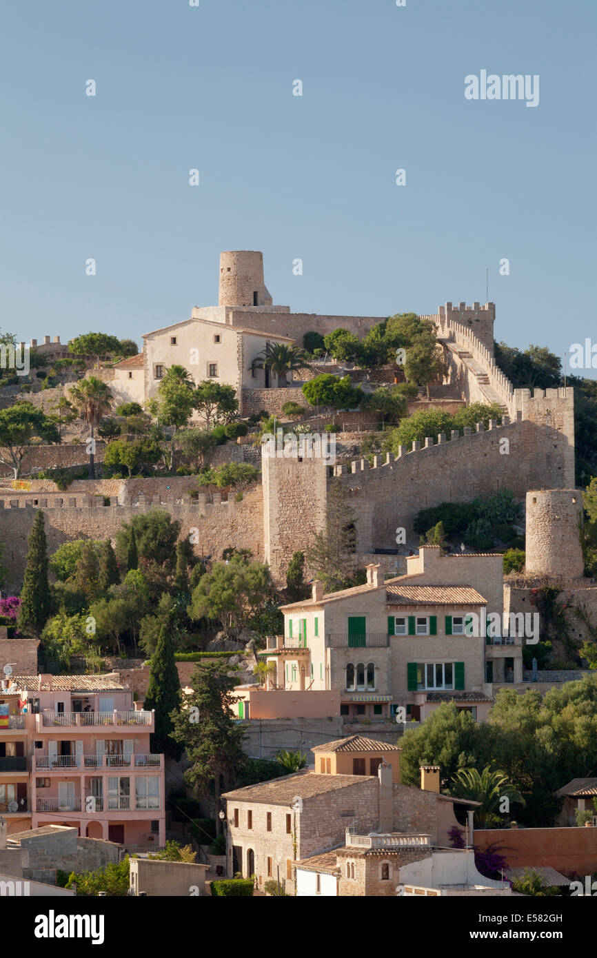 Castell de Capdepera, Capdepera, Majorca, Balearic Islands, Spain Stock ...