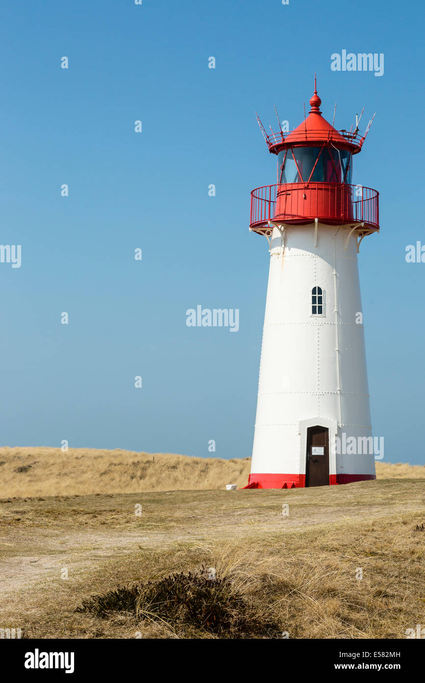 List Ost Lighthouse, List, Sylt, Schleswig-Holstein, Germany Stock ...