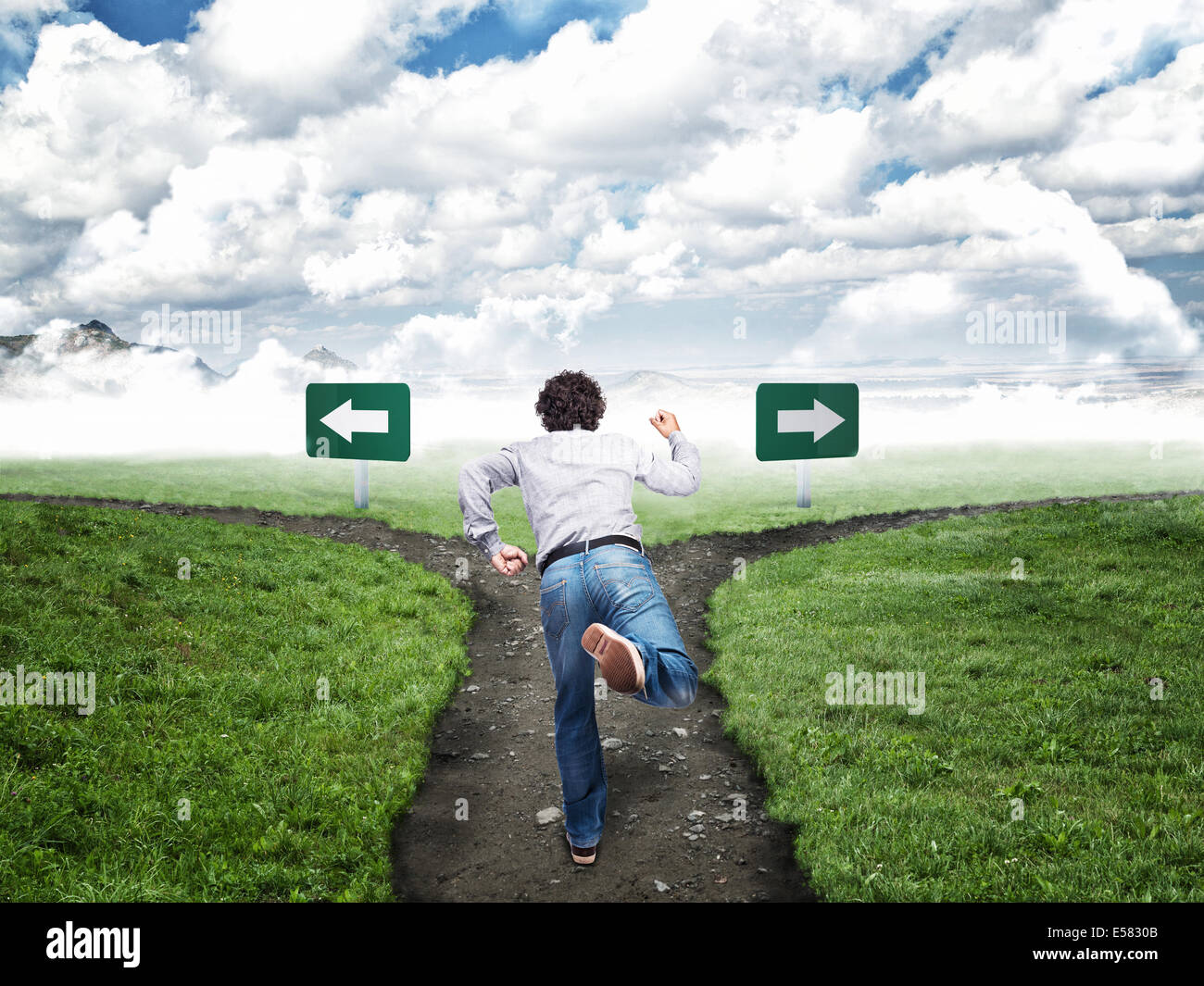 Decision fork road hi-res stock photography and images - Alamy