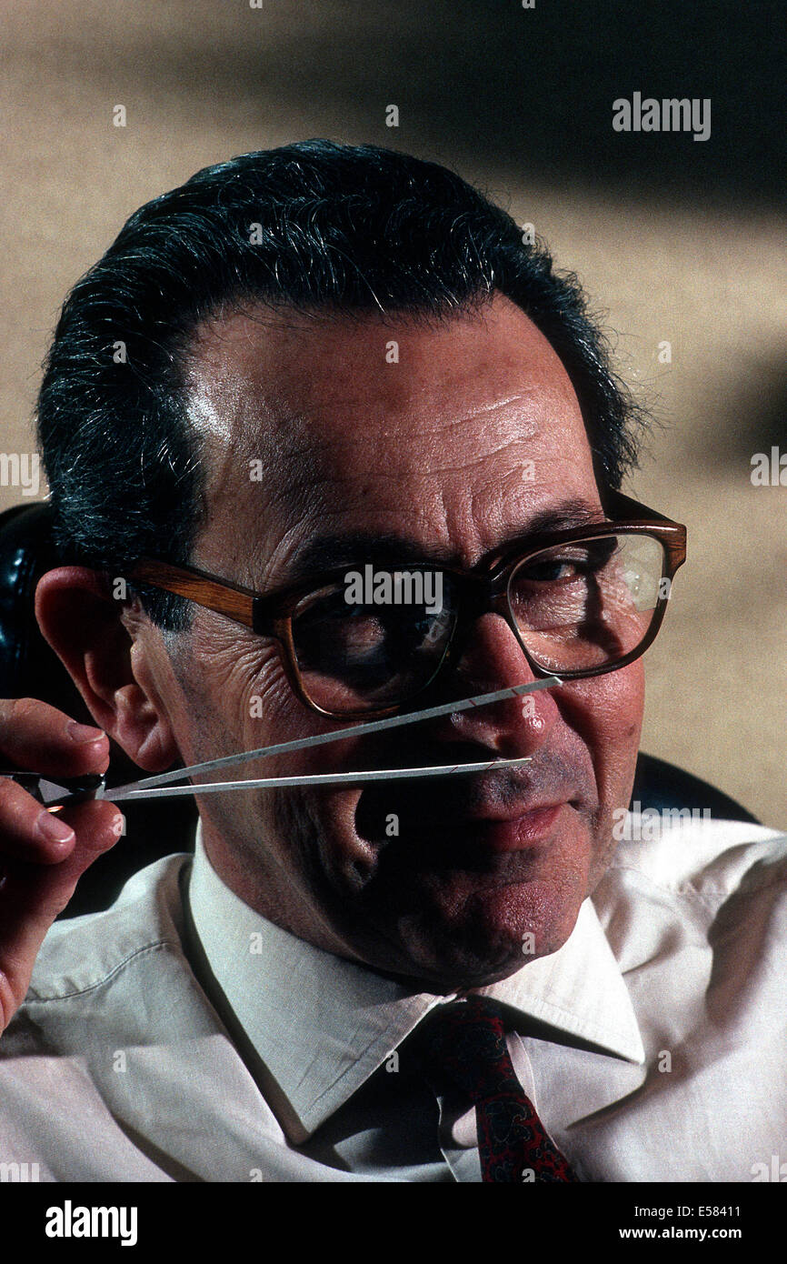 France, in his Paris office in1987, Guy Robert, one of the world's ...