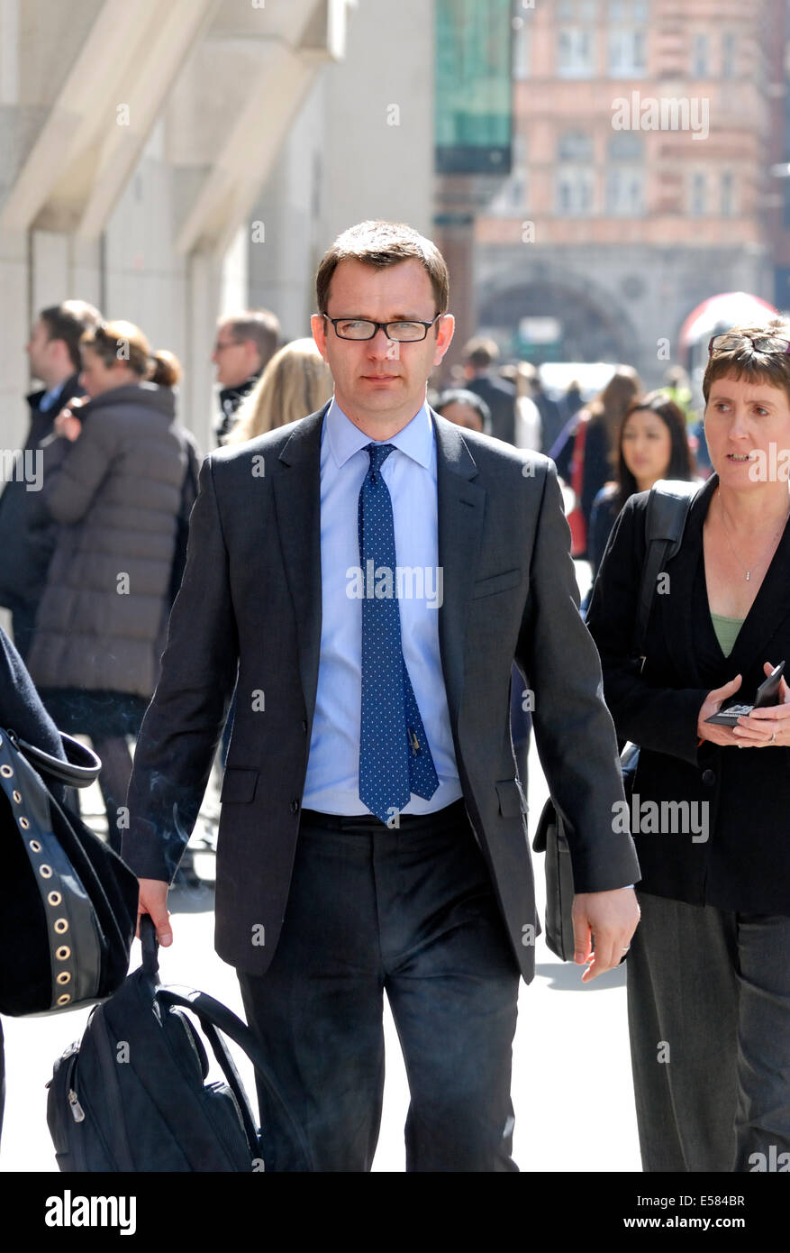 Andy Coulson - former editor of the News Of the World - arriving at ...