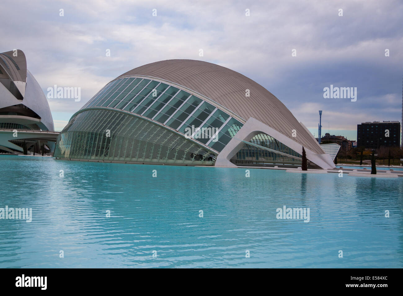 L'Hemisfèric - Valencia, Spain (Santiago Calatrava Stock Photo - Alamy