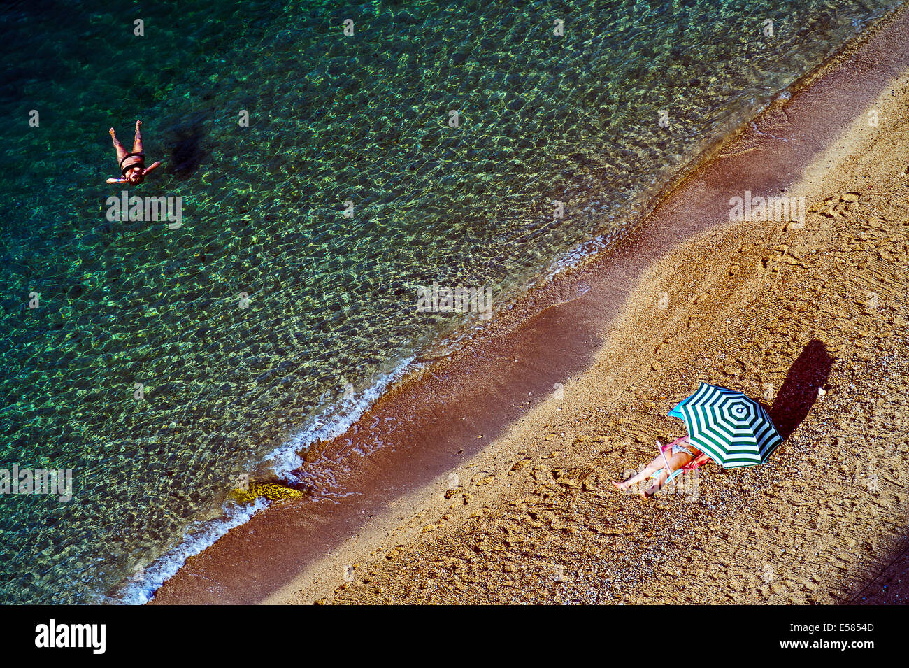 Swimmer rest hi-res stock photography and images - Alamy