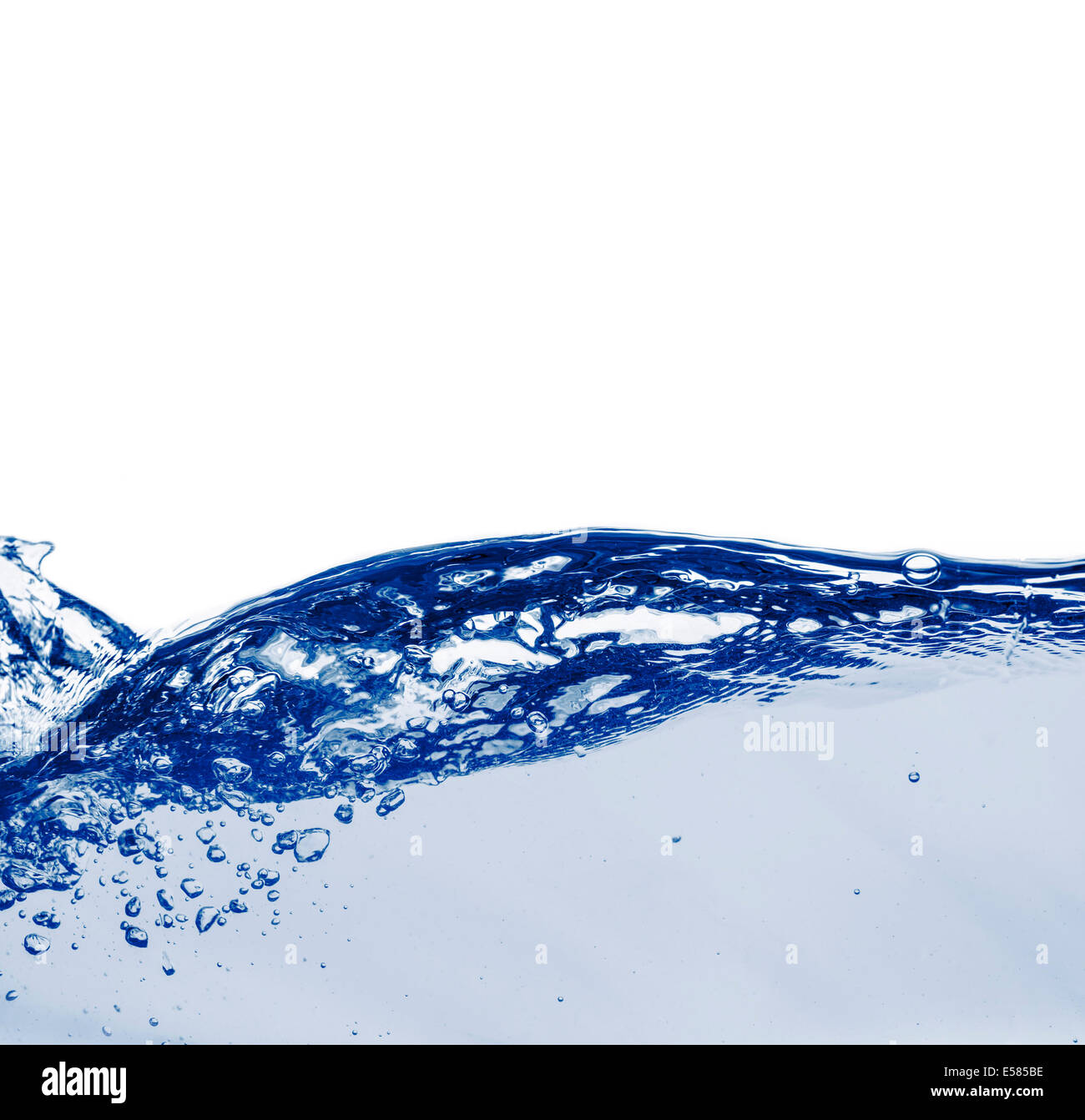Water splashing isolated on a white background Stock Photo - Alamy