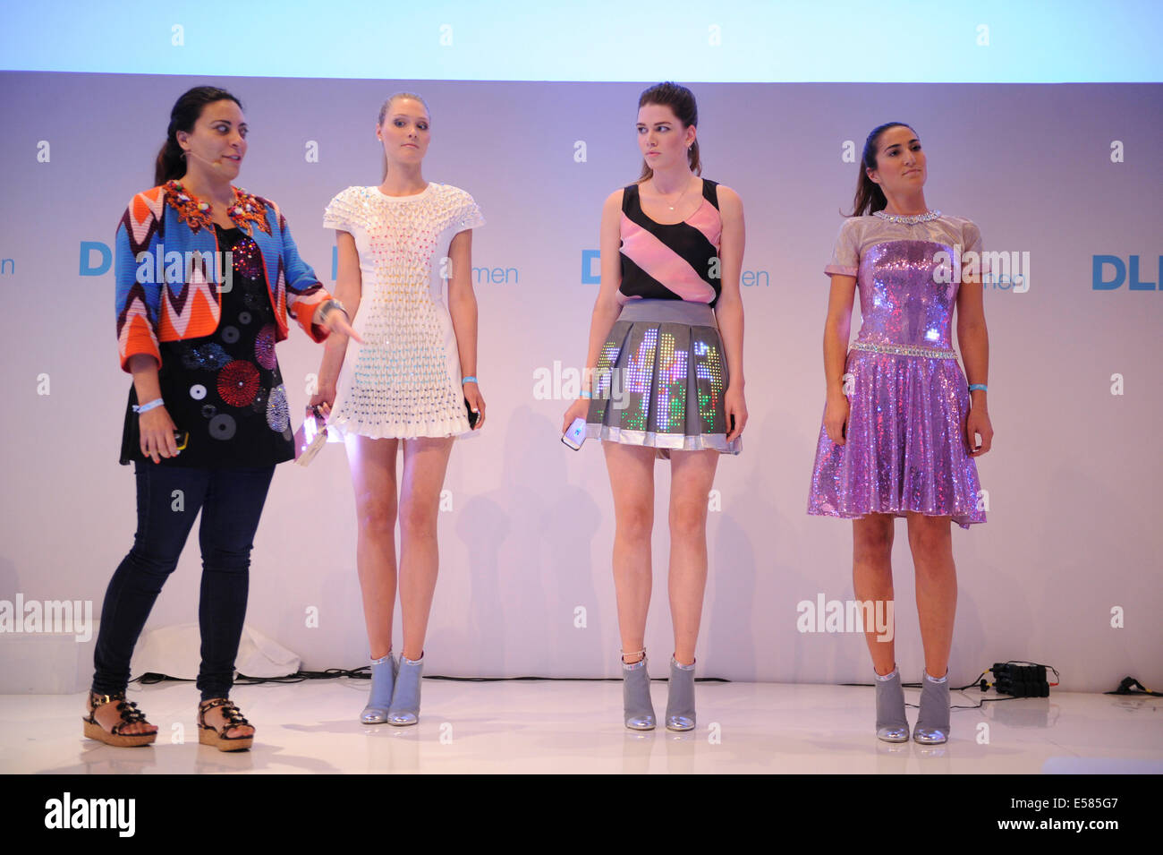 Munich, Germany. 22nd July, 2014. Francesca Rosella (CuteCircuit) with ...