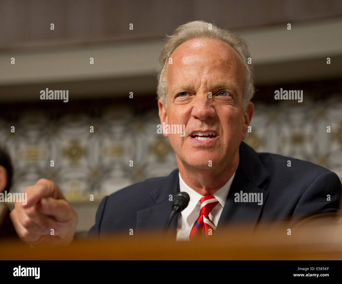 Washington DC, US. 22nd July, 2014. United States Senator Jerry Moran ...