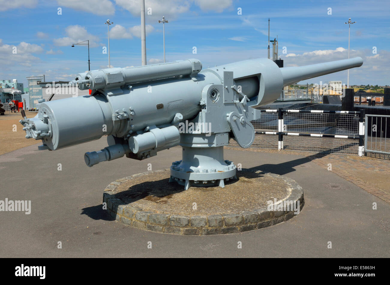 Chatham, Kent, England, UK. Chatham Historic Dockyard. BL 6 inch ...