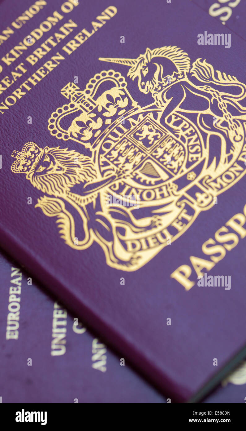 Uk passport isolated hi-res stock photography and images - Alamy