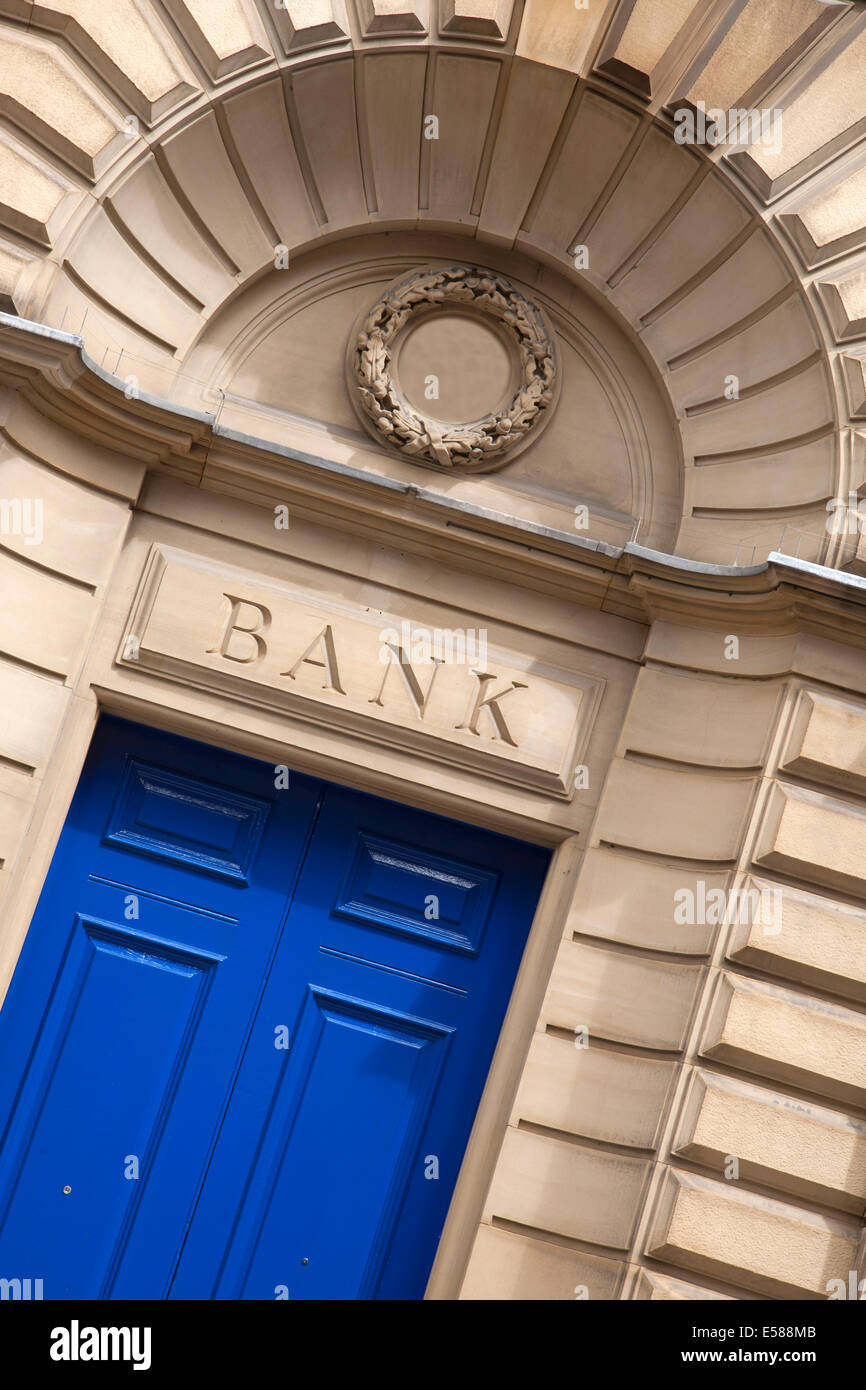 Closeup of Bank Branch Entrance Stock Photo - Alamy
