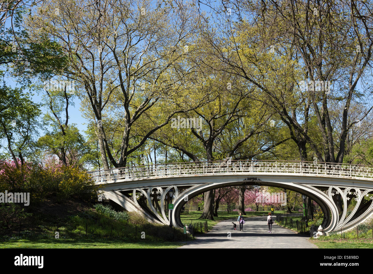 Gothic bridge central park hi-res stock photography and images - Alamy