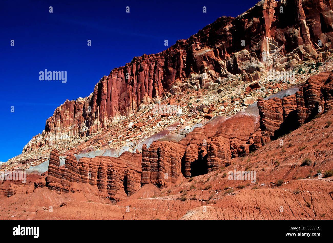 Capitol Reef,Waterpocket Fold,Utah Stock Photo - Alamy