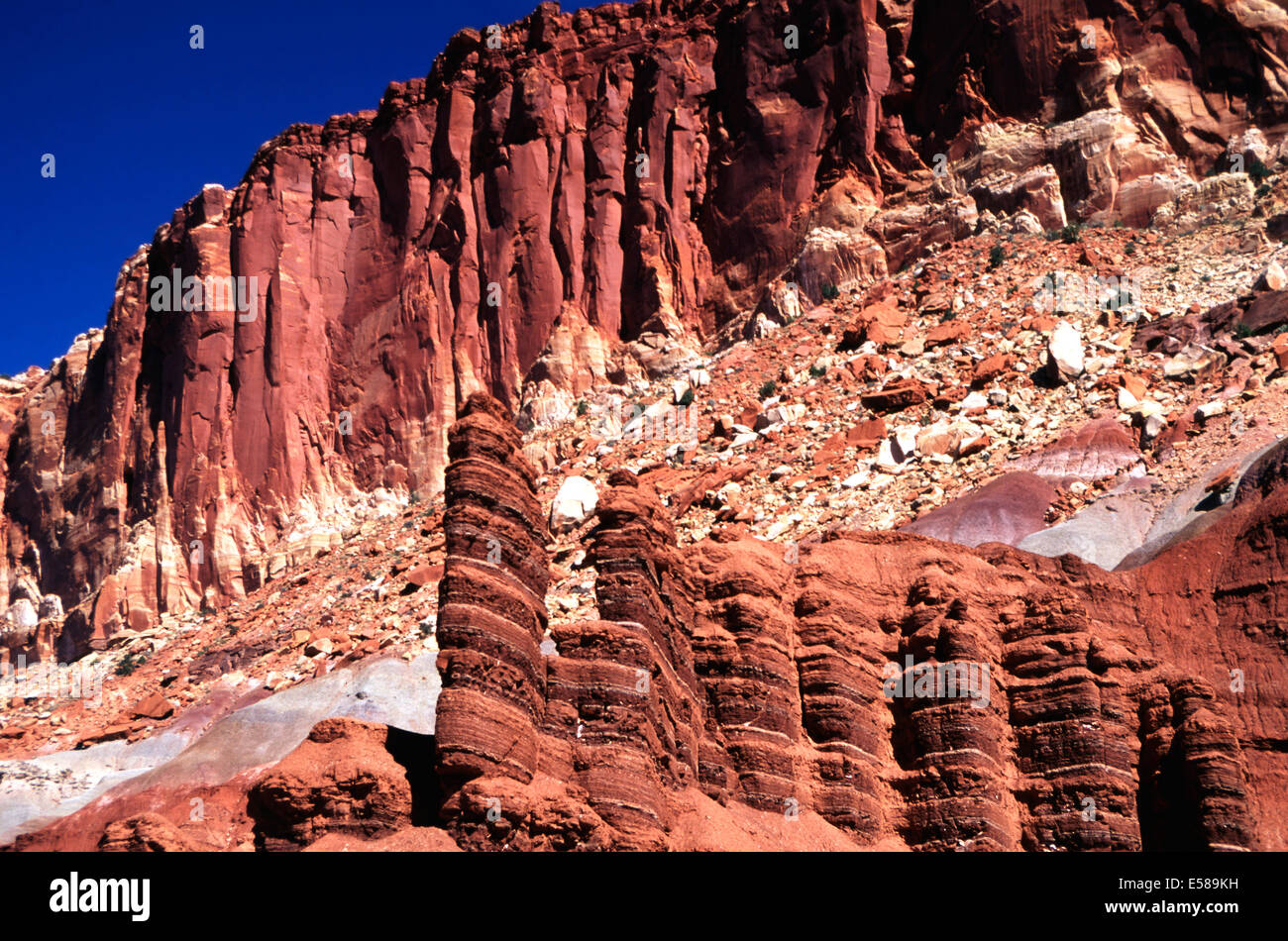 Waterpocket Fold,Capitol Reef National Park,Utah Stock Photo - Alamy