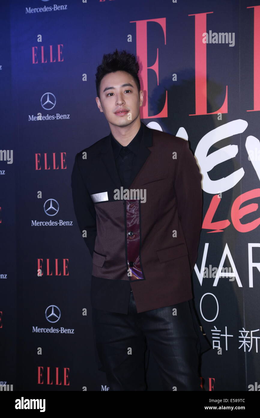 Wilber Pan attends ELLE New Talent Awards 2014 in Taipei on Tuesday ...