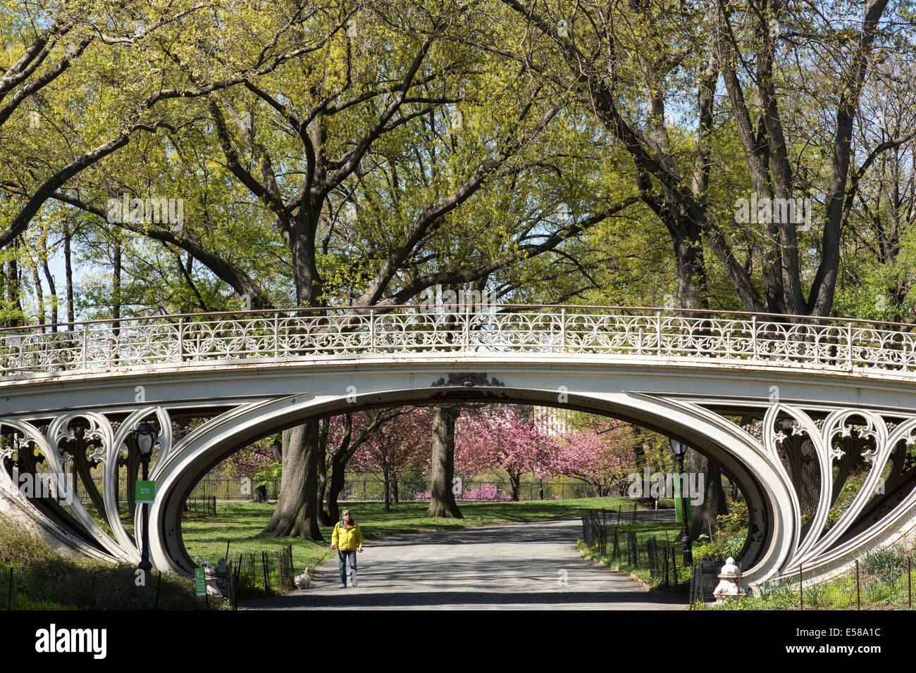 Gothic Bridge in Central Park, NYC Stock Photo - Alamy