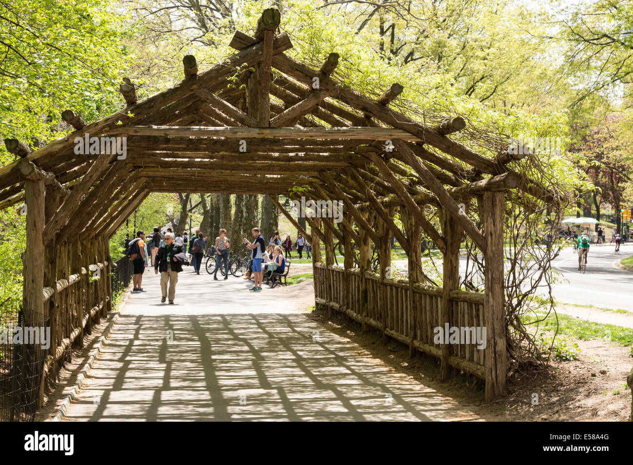 Sidewalk path through colorful hi-res stock photography and images - Alamy