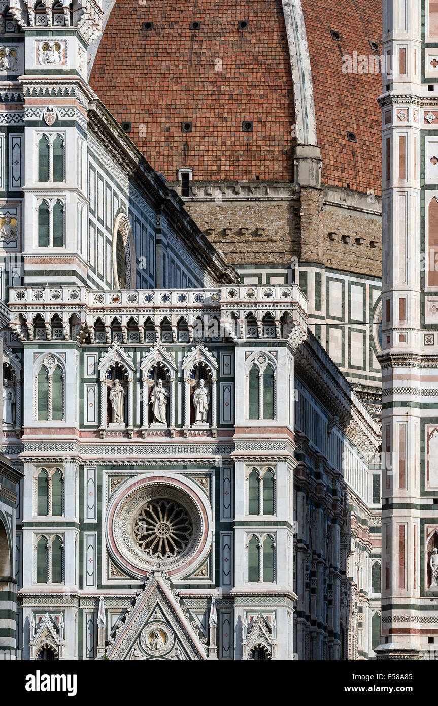 Florence cathedral exterior detail hi-res stock photography and images ...