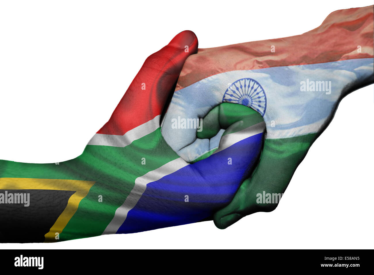 India Flag Handshake Stock Photos & India Flag Handshake Stock Images ...