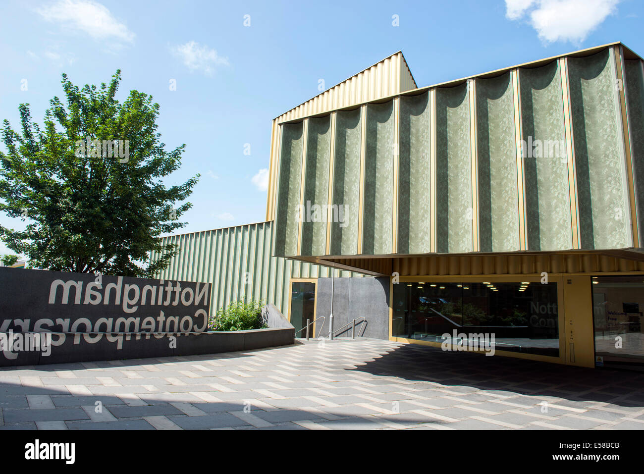 Exterior of the Nottingham Contemporary, Nottinghamshire England UK ...